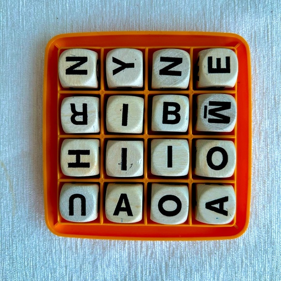 Games | Vintage Boggle Cube With Letters | Poshmark